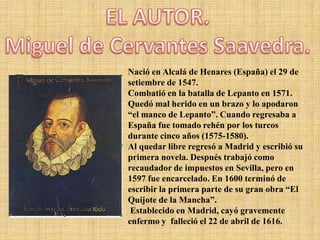Don Quijote de la Mancha (Cervantes) | PPTX