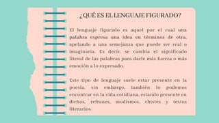 Ppt lenguaje figurado y figuras literarias. | PDF