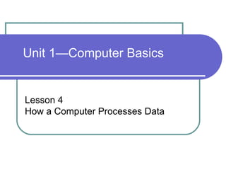 Ppt lesson 04 adjusted | PPT | Operating Systems | Computer Software and Applications