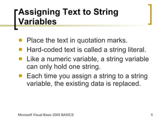 Ppt lesson 07 | PPT | Programming Languages | Computing