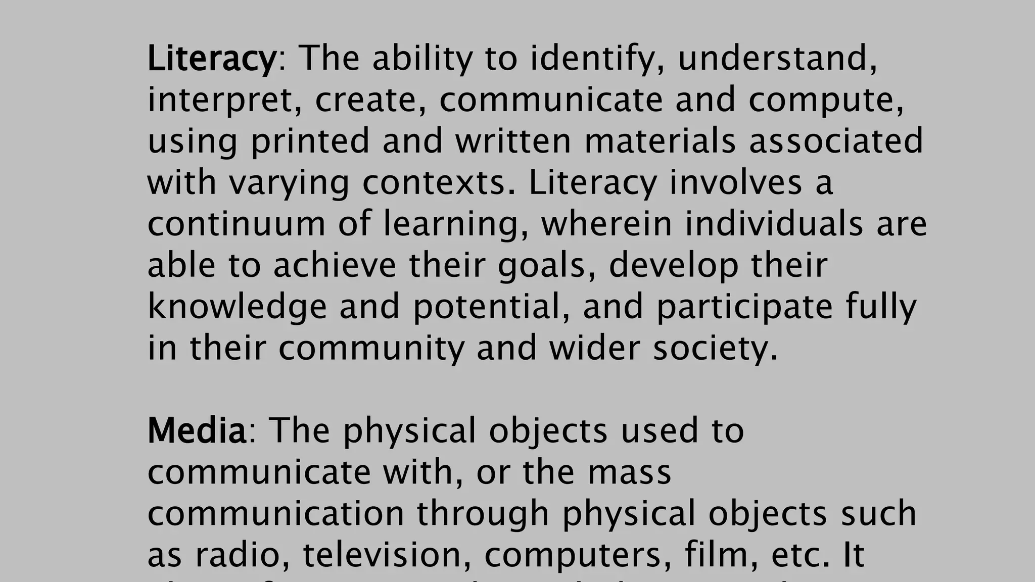 Introduction to Media and Information Literacy | PPTX | Internet for ...