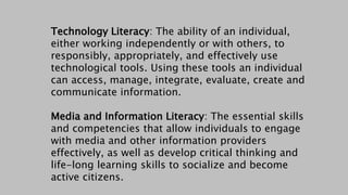 Introduction to Media and Information Literacy | PPTX | Internet for ...