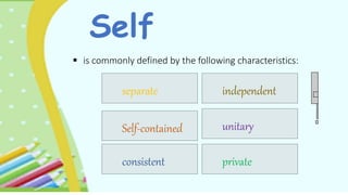 PPT LESSON 1 KNOWING ONESELF.pptx | Hobbies & Interests