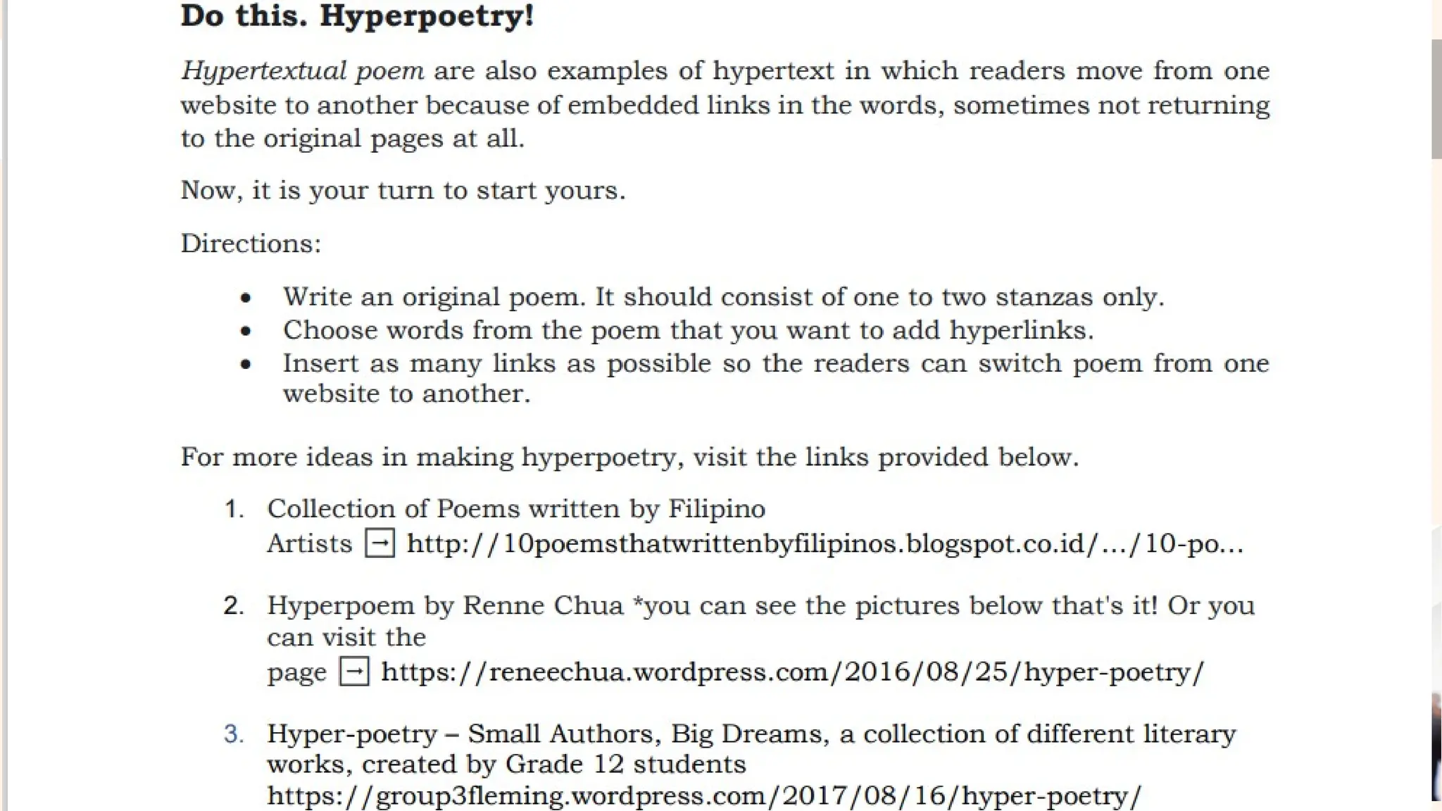 PPT_LESSON 4-HYPERTEXT.READING AND WRITING pptx | PPT