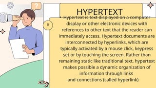 PPT_LESSON 4-HYPERTEXT.READING AND WRITING pptx | PPT