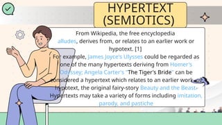 PPT_LESSON 4-HYPERTEXT.READING AND WRITING pptx | PPTX