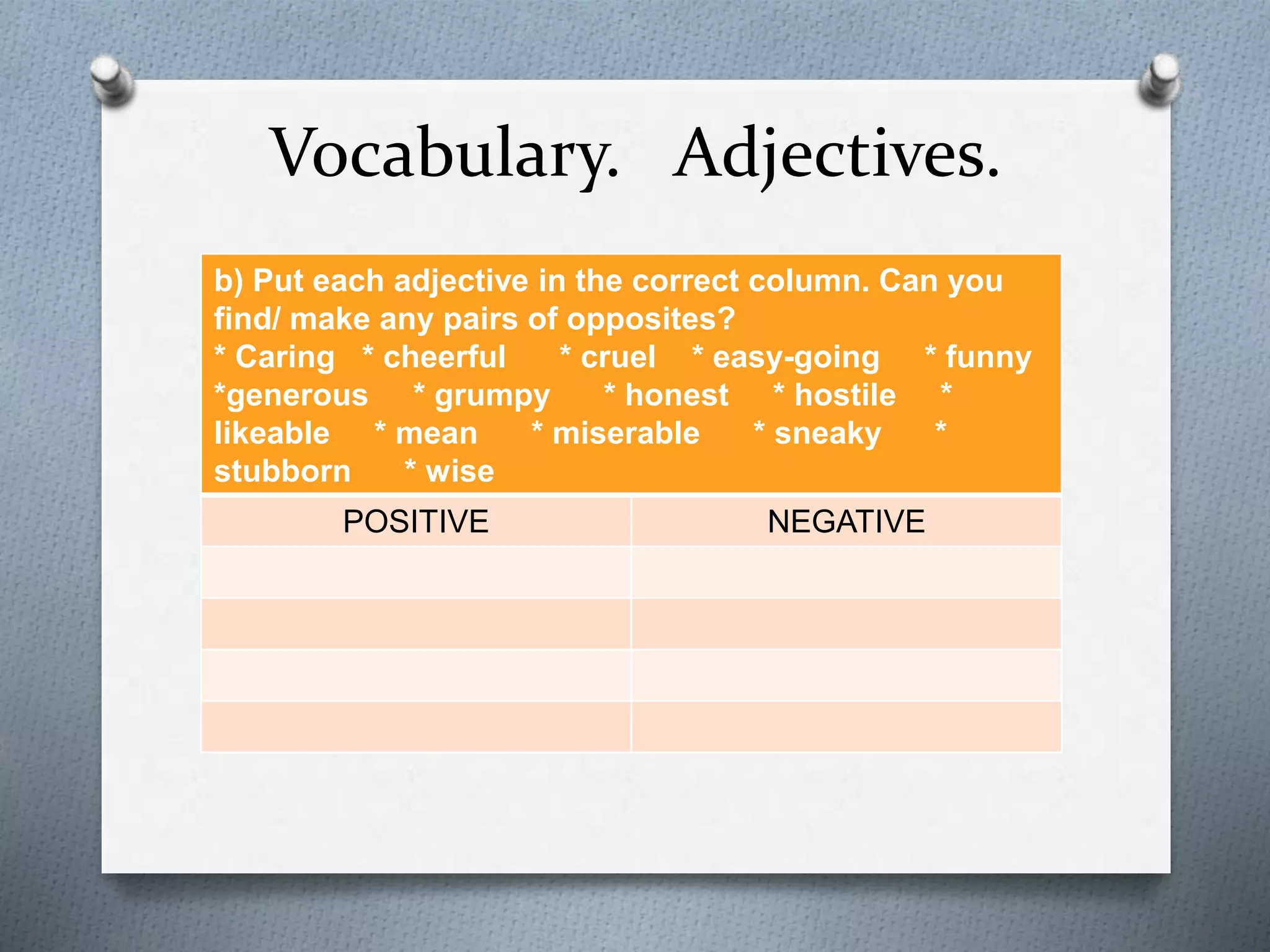 friend or foe, forming verb opposites. | PPT