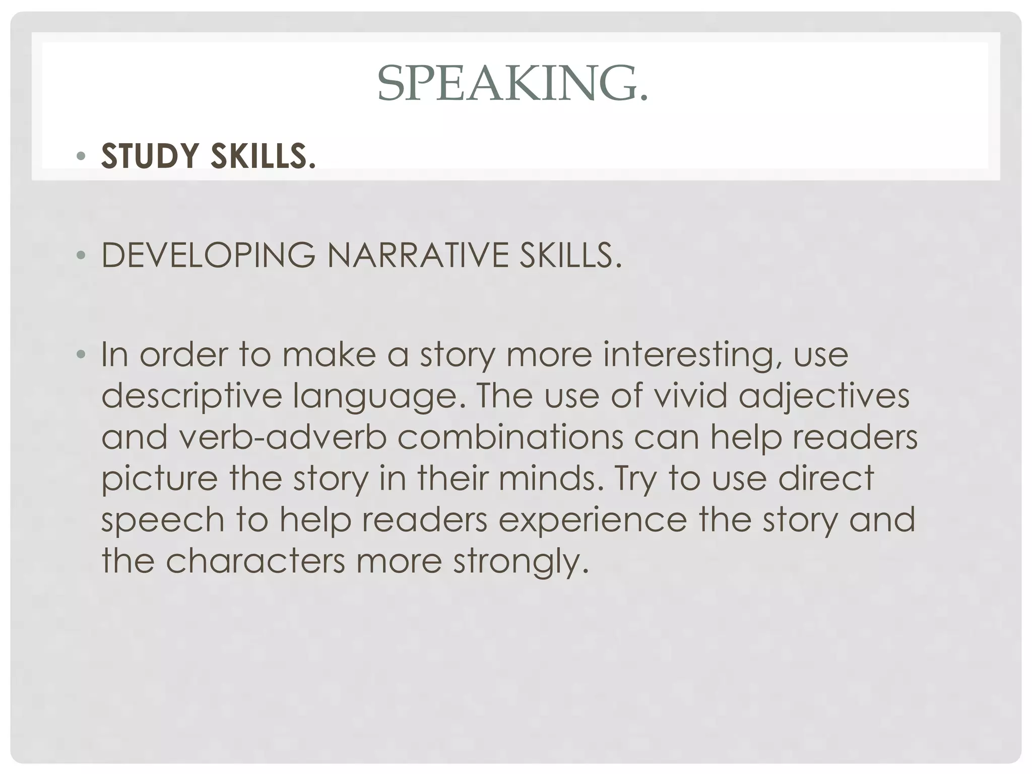 spooky tales, sequencing events, a story based on pictures, adjectives ...