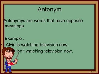 Ppt lexical realation | PPTX