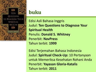 Spiritual Check Up | PPTX