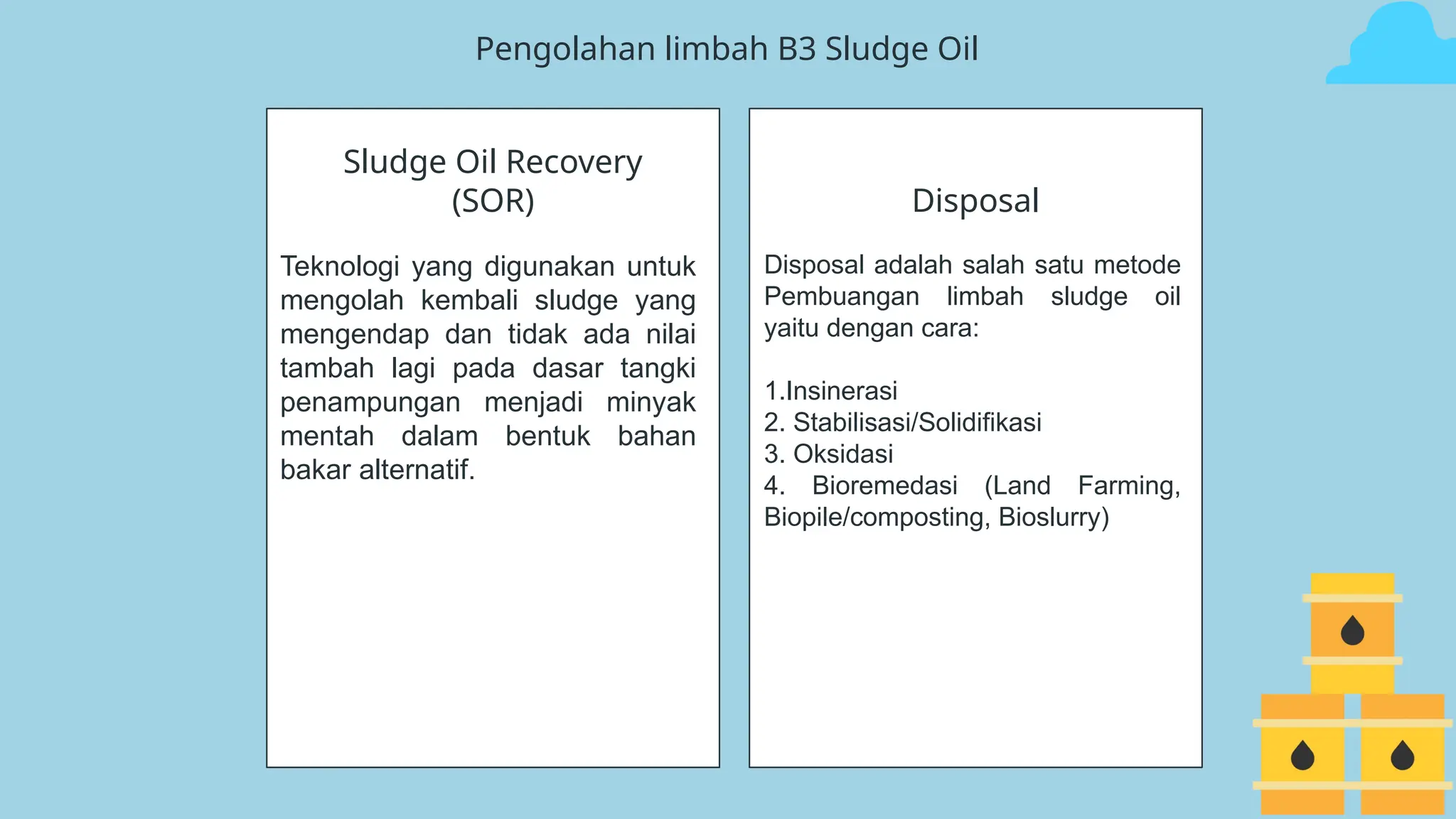 Studi kasus Sludge Oil PT - Kelompok 2 sludge Oil | PPTX