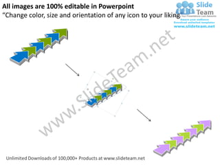 Ppt linear demo create flow chart powerpoint points the process ...