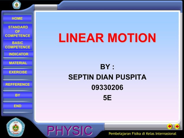Ppt linear motion | PPTX | Physics | Science