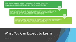 Linux Online Training NareshIT | PPTX