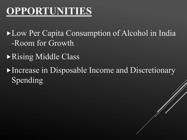liquor industry | PPTX | Commodities | Economy