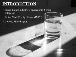 liquor industry | PPTX