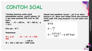 PPT LISTRIK STATIS KELAS XII SEMESTER 1.pptx