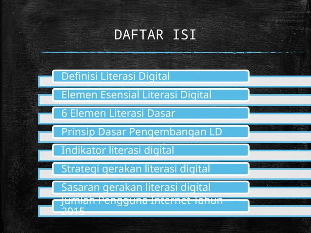 literasi digital sebagai kecakapan hidup | PPTX