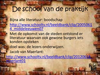 P pt literatuurgeschiedenis middeleeuwen en gouden eeuw | PPTX ...