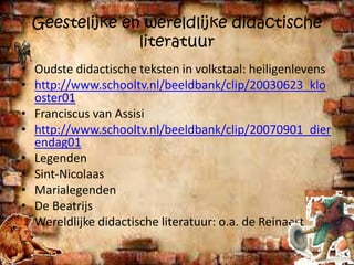 P pt literatuurgeschiedenis middeleeuwen en gouden eeuw | PPTX ...