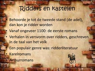 P pt literatuurgeschiedenis middeleeuwen en gouden eeuw | PPTX ...