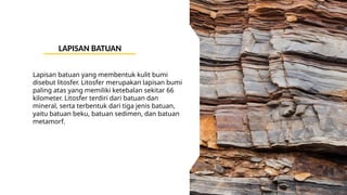 PPT Litosfer atau Lapisan Batuan di Bumi.pptx