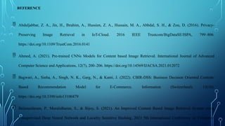 cbir and other trends like iot, virtual reality etc | PPT