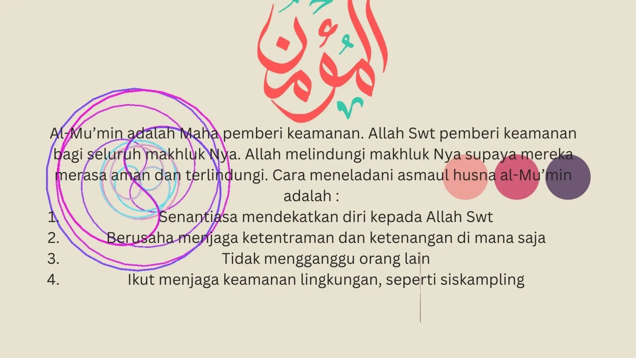 PPT Pembelajaran Tentang Teladan Mulia Asmaul Husna Bab 2 Untuk Kelas 4 SD | PPTX