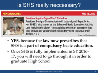 powerpoint presentation on shs tracks.pptx