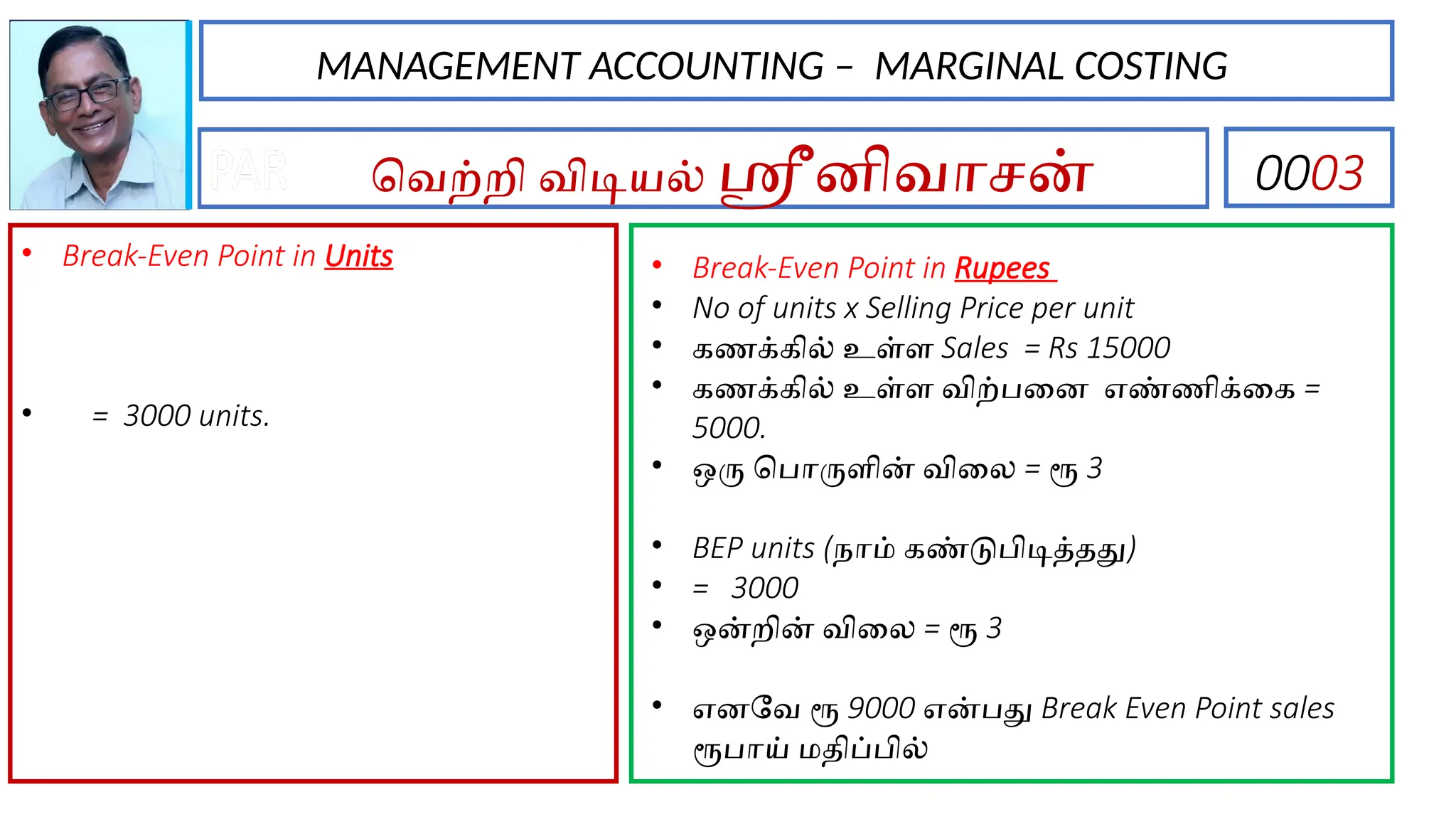Management Accounting Marginal Costing University Exam Sum | PPT