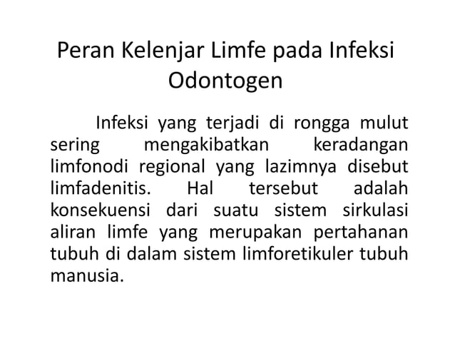 Ppt lo4 limfadenitis | PPTX