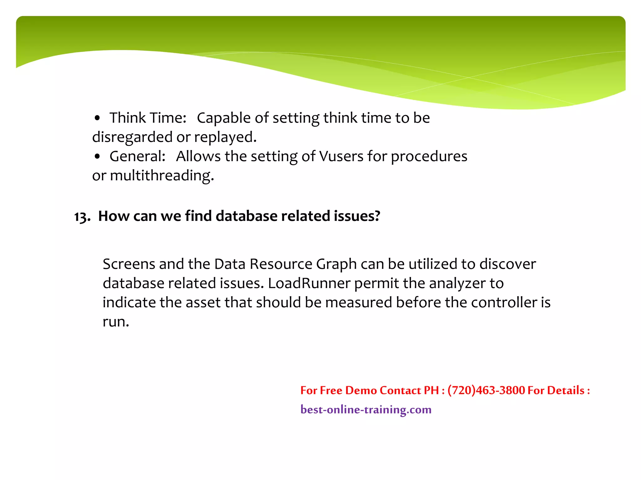 Loadrunner Interview quetion & answers | PPT