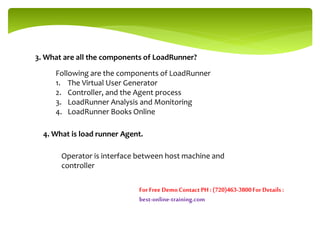 Loadrunner Interview quetion & answers | PPT
