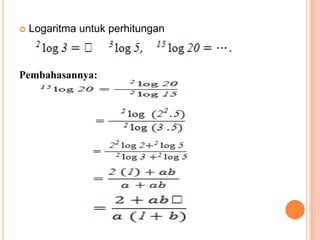Logaritma | PPTX