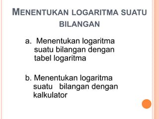 Logaritma | PPTX