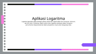 ppt materi logaritma yang keren dan bagus | PPTX