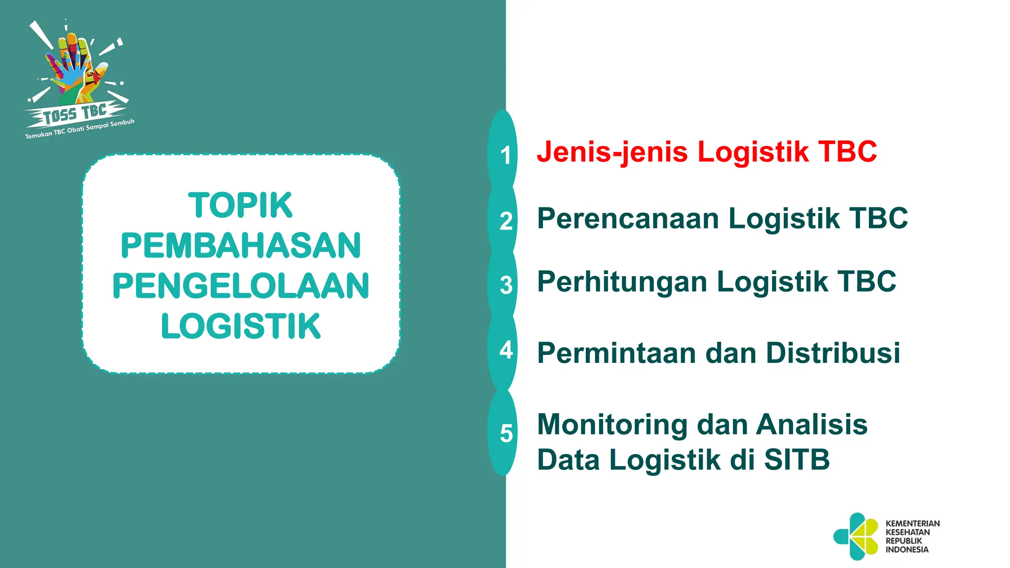 Materi Logistik Program Penanggulangan TBC | PPTX