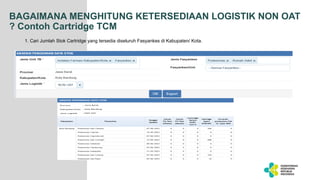 Materi Logistik Program Penanggulangan TBC | PPTX