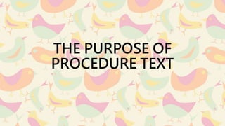Procedure Text PPT for Junior High School students.pptx