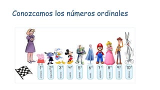 ppt para trabajar con niños los numeros ordinales | PPTX