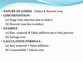industrial losses | PPTX