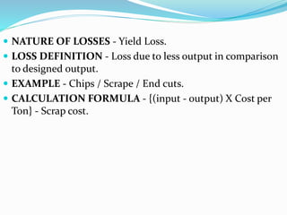 industrial losses | PPTX