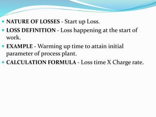 industrial losses | PPTX