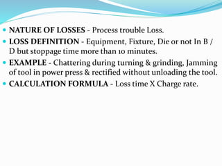 industrial losses | PPTX