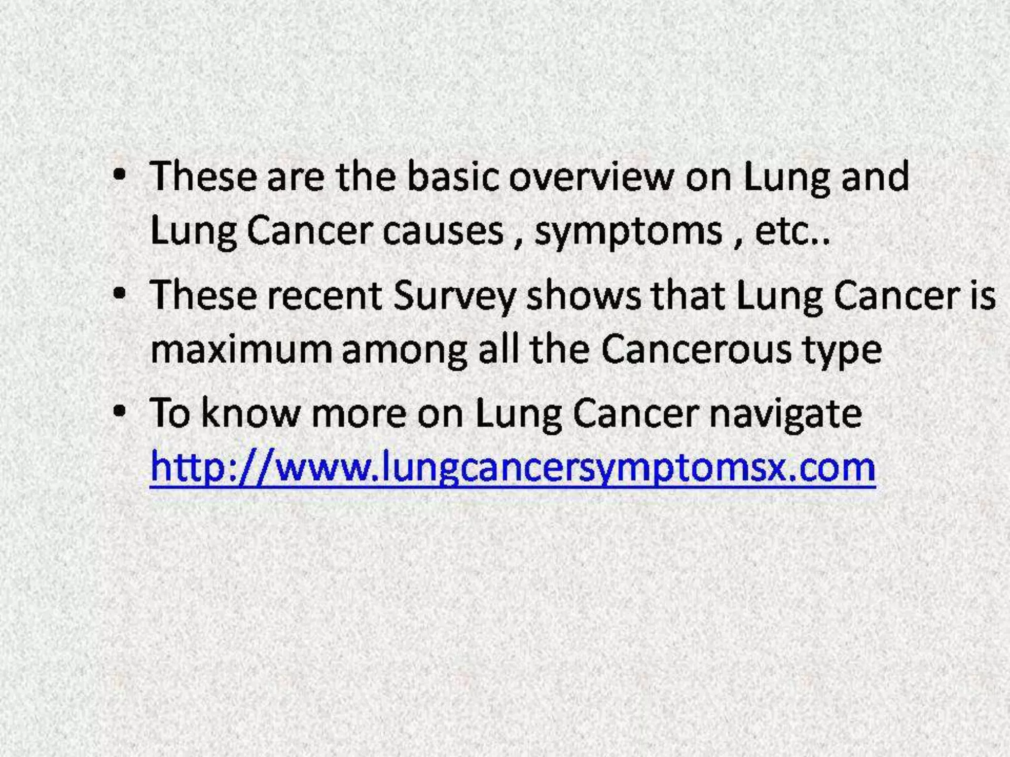 lung cancer Treatment | PPT