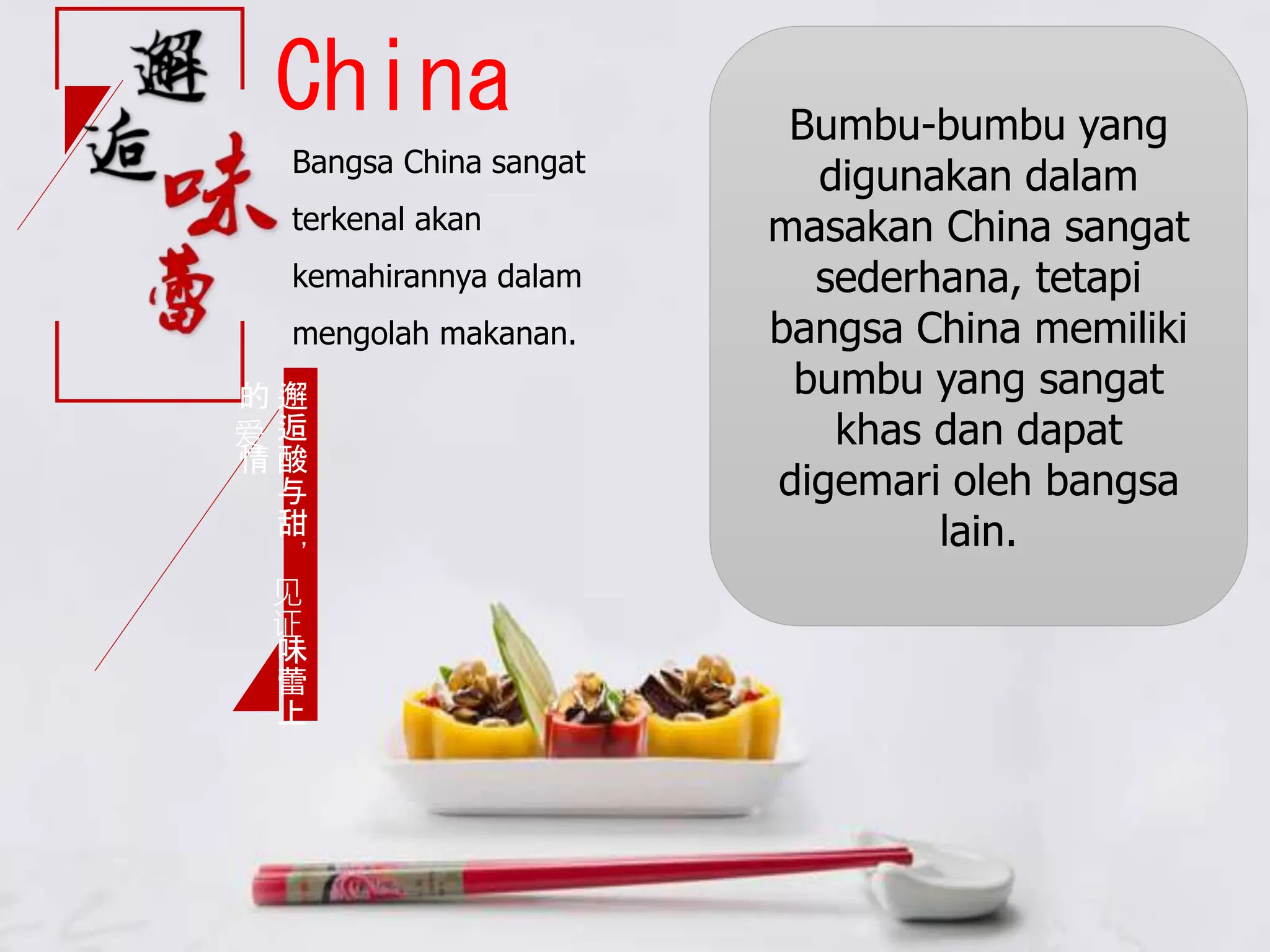 Power point makanan asia dari negara cina | PPT
