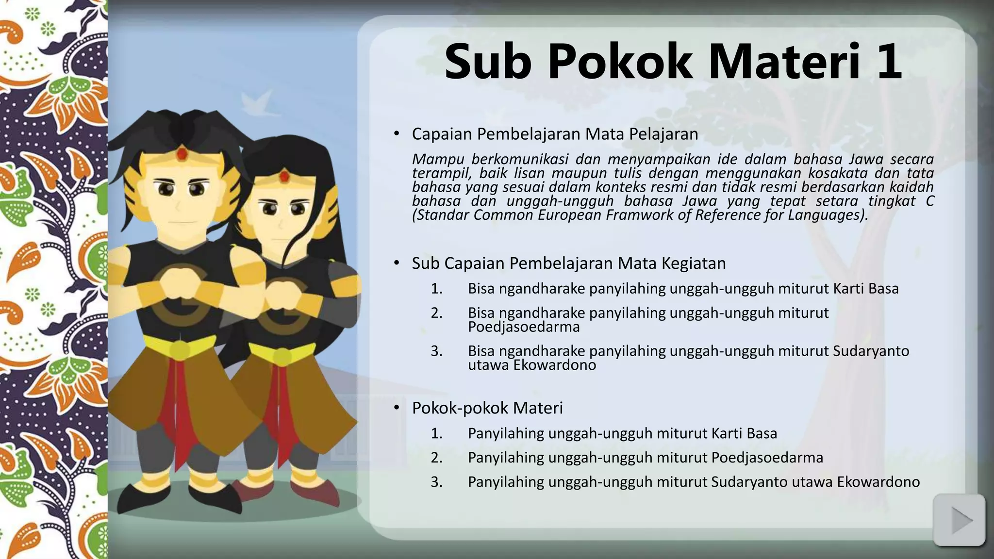 Ppt m2 kb1 KESENIAN RAKYAT JAWA | PPTX