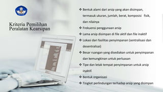 Ppt m2 kb 3_prosedur penggunaan peralatan kearsipan | PPTX