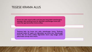 Ppt m2 kb4 SANDIWARA, KETHOPRAK, LAN SINEPRAK | PPT