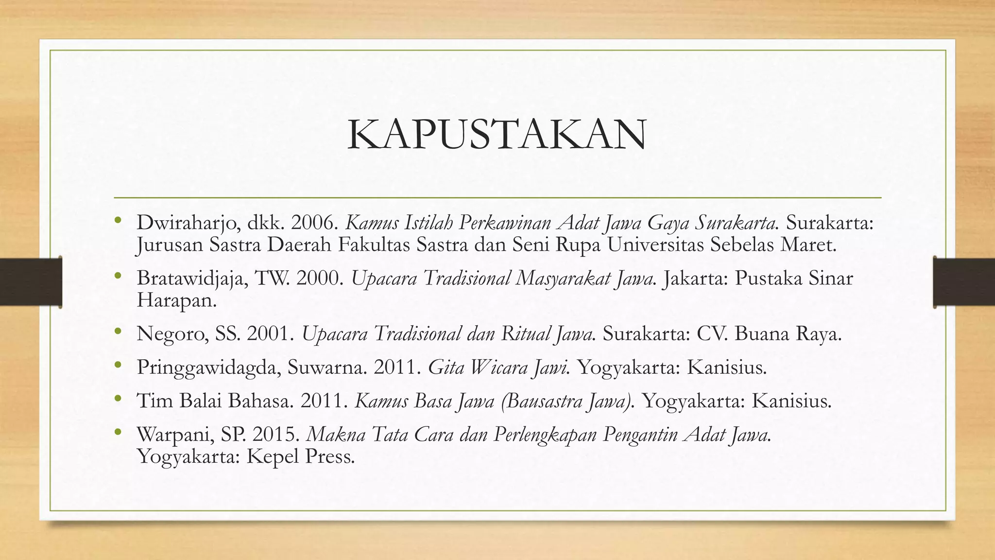 Ppt m5 kb 1 WIRAUSAHA BUDAYA JAWA | PPT